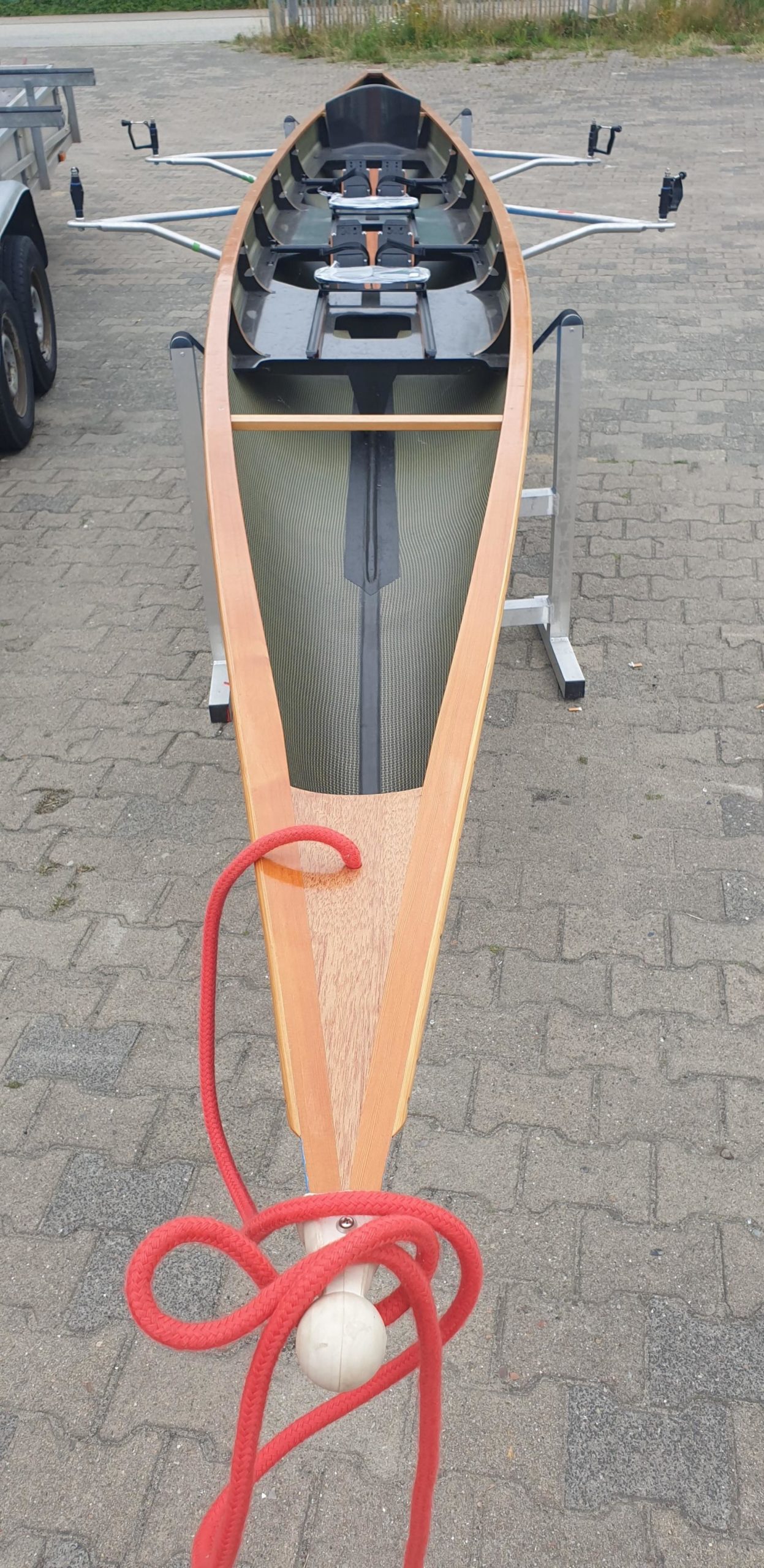 C-double with sports rowing boat BBG | Baumgarten Bootsbau